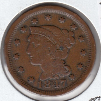 1847 US Large Cent C10 | eBay