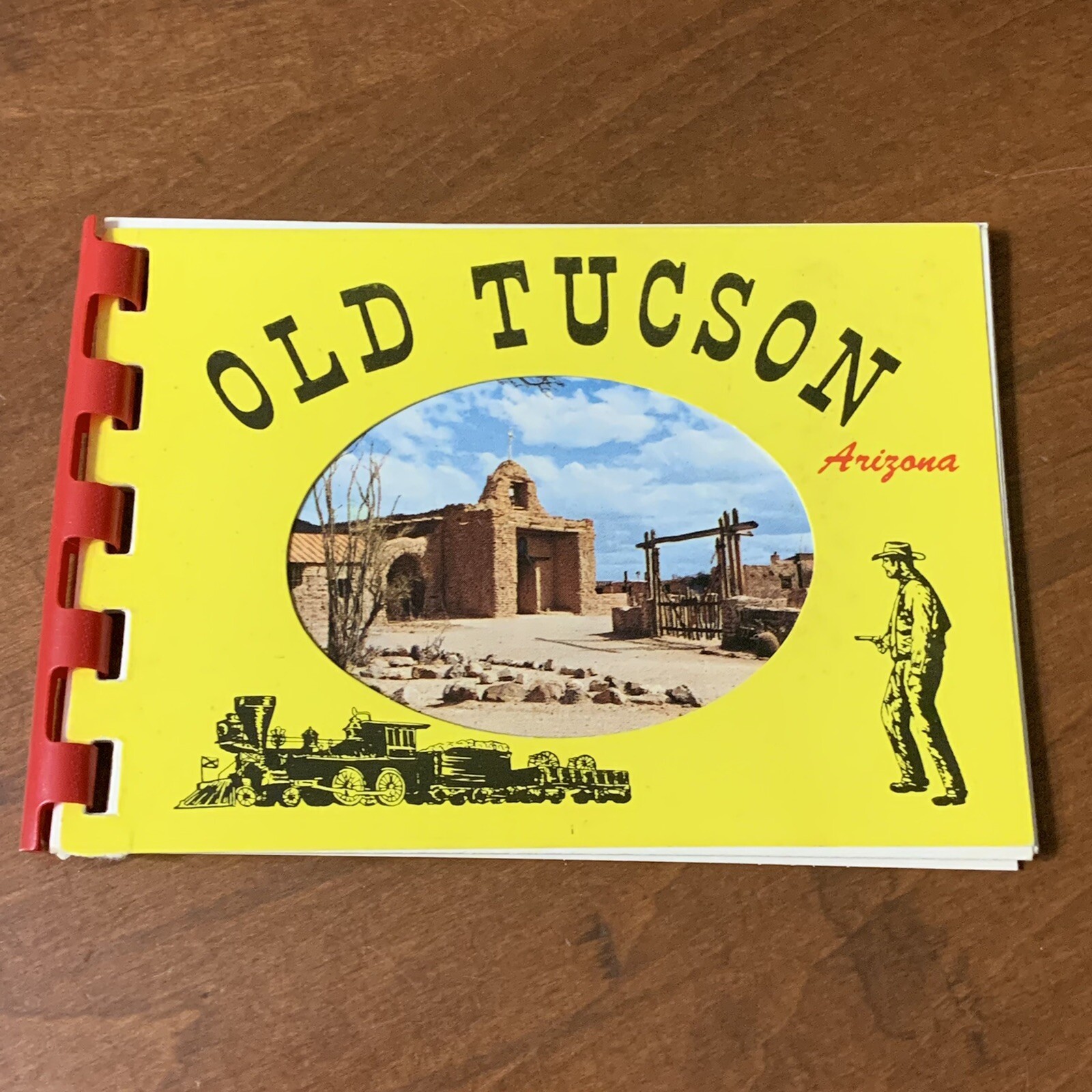 Vtg. Old Tucson Arizona Souvenir Real Photos 10 Colored Booklet Stan ...
