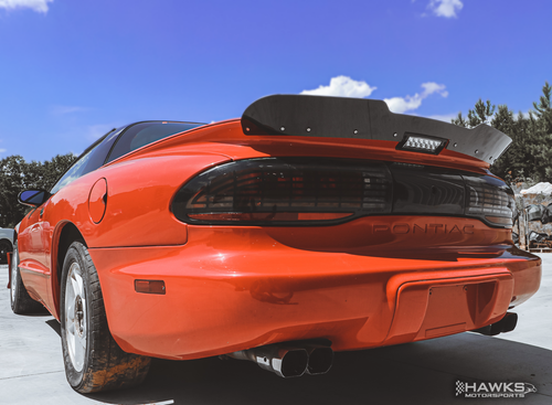 1993-2002 Firebird Formula Wicker Bill Rear Spoiler Extension 3" Race ...