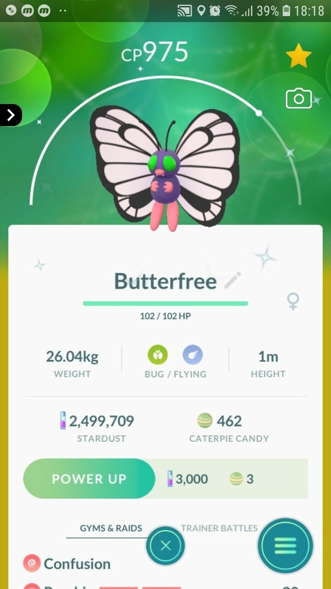 Caterpie Evolution Level