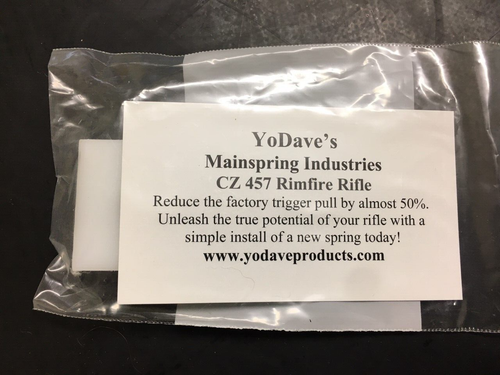 CZ Model 457 Rimfire Rifle Replacement Trigger Spring Hunting Target ...