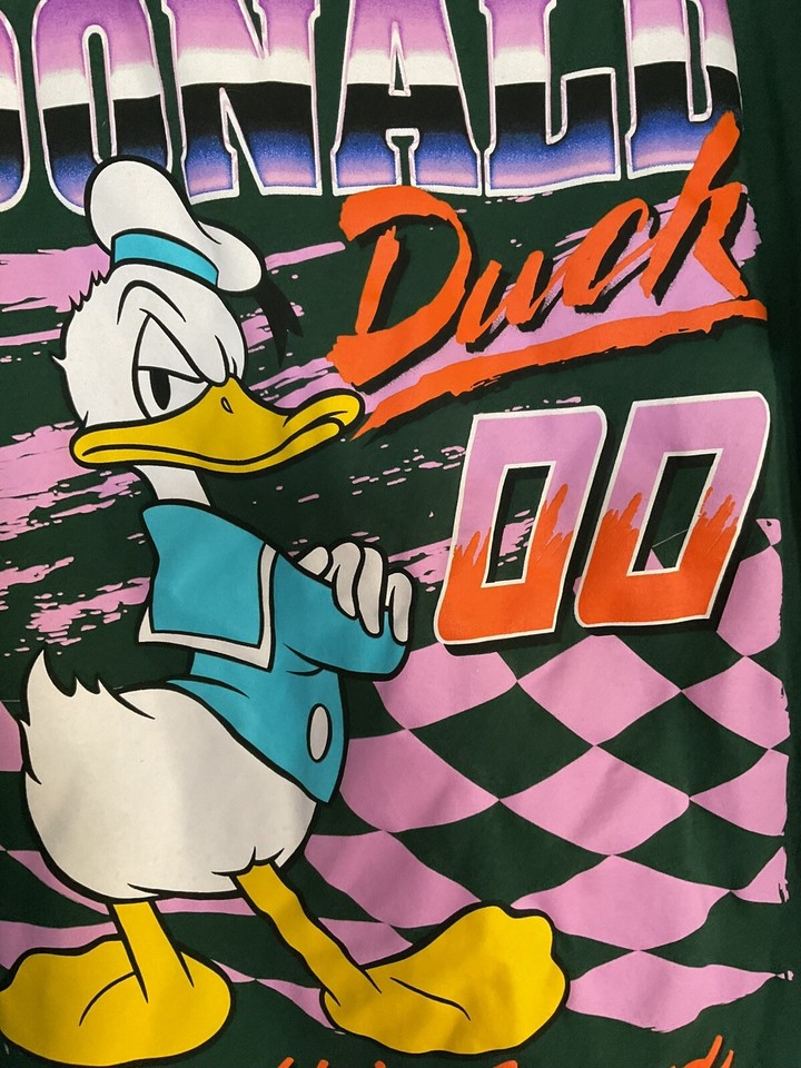 Disney Donald Duck Quacking Around Emerald Green Tshirt Medium | eBay