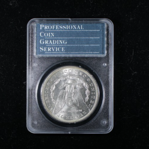 1888-O $1 Morgan Silver Dollar Toned PCGS Rattler Gold CAC Sticker | eBay