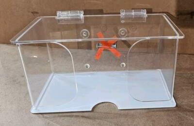 (1 Qty) AMDS 4621 Acrylic Dust Masks Dispenser with Lid Wall Mounted | eBay