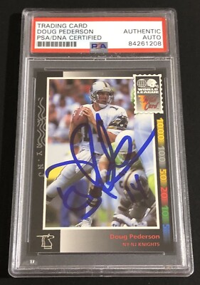 Doug Pederson Signed Autographed Eagles Packers Rookie Card Psa/Dna | eBay