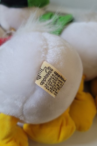 Duck Tales Huey, Dewey Louie Plush 12" Stuffed Animals Toy Vintage 1986 ...