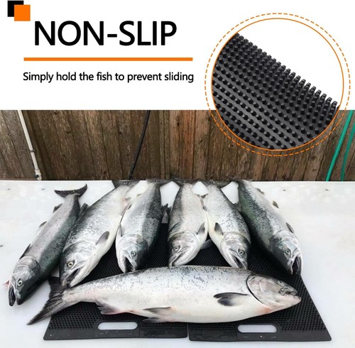 32 Inch Fish Fillet Mat Heavy Duty Cleaning with 32"L x 14"W, Black | eBay
