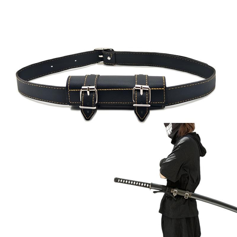Sword Belt Party Cosplay Sword Belt, PU Leather Knife Stand Shoulder ...