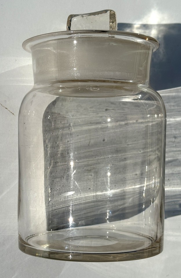 Antique 19th C. Hand Blown Museum Jar 8.25"x5" 48 oz. | eBay