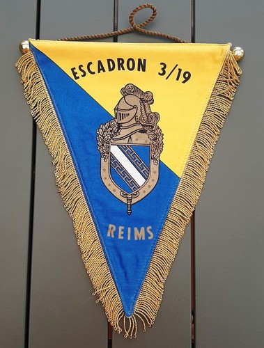 Fanion 26x19 cm Escadron Gendarmerie Mobile EGM 3/19 REIMS ORIGINAL France | eBay