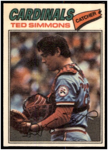 1977 Topps Cloth Stickers #43 Ted Simmons A | eBay