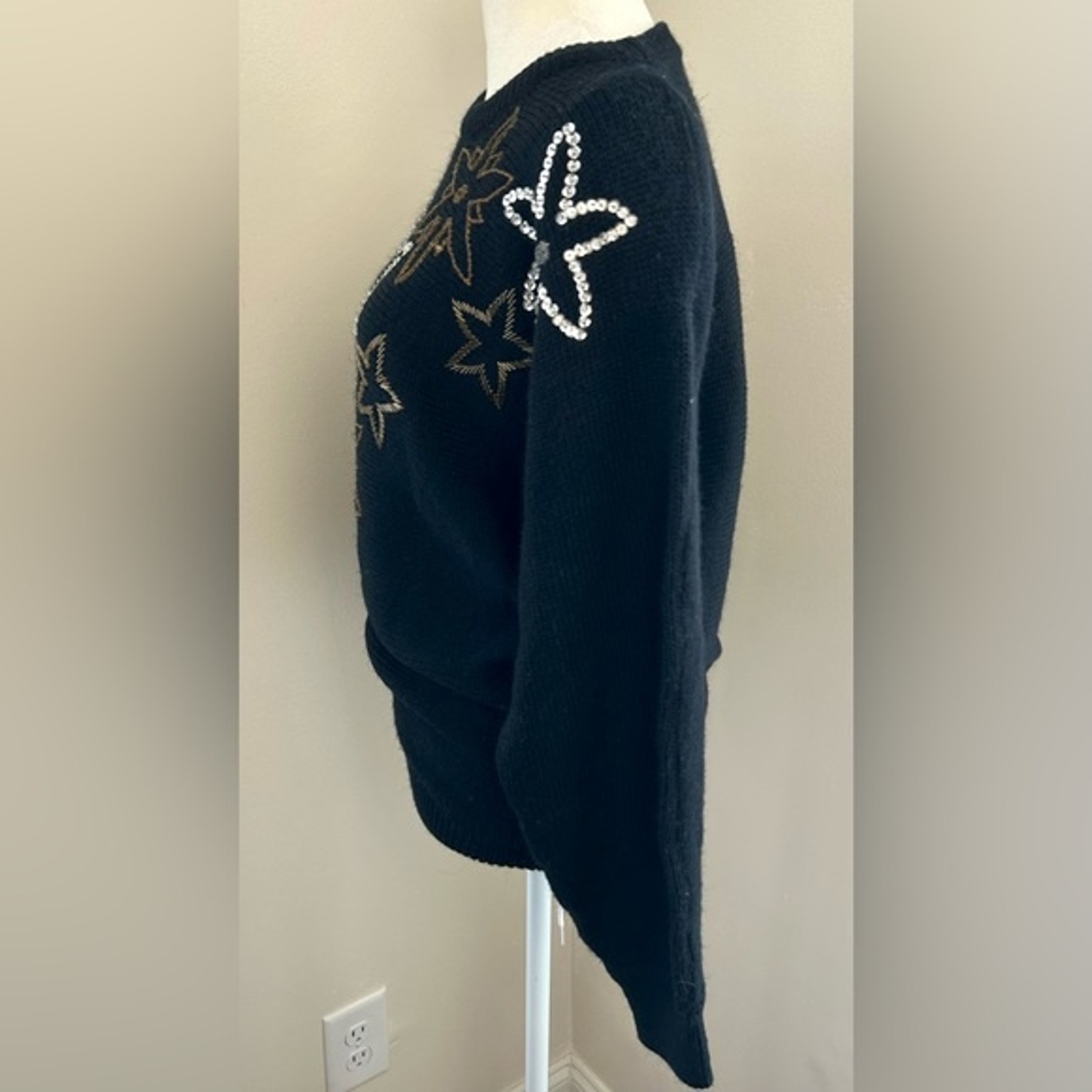 Vintage Alfred Dunner 1980s Beaded Sequin Sweater SIZ… - Gem
