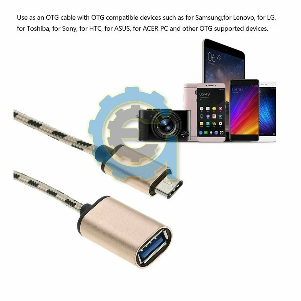 Adapters For Micro USB / Type C USBC / HDMI / DP / AUX / RCA Cable 4K ...