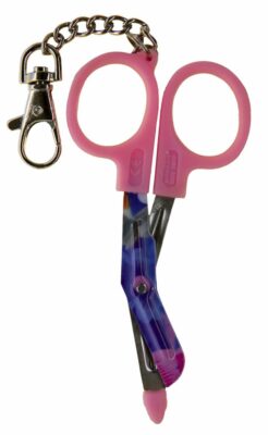 Mini Nurses Bandage Safety Scissors Belt Clip with PATTERNED BLADES ...