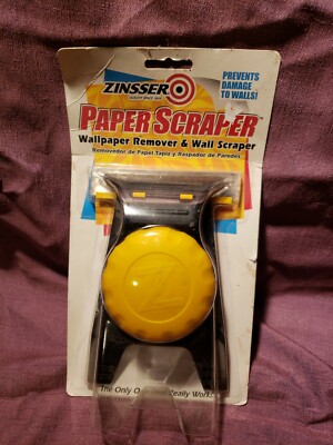 Zinsser PAPER SCRAPER 4.5" Steel Fixed Wallpaper Remover Ideal Angle Smooth 2986 | eBay