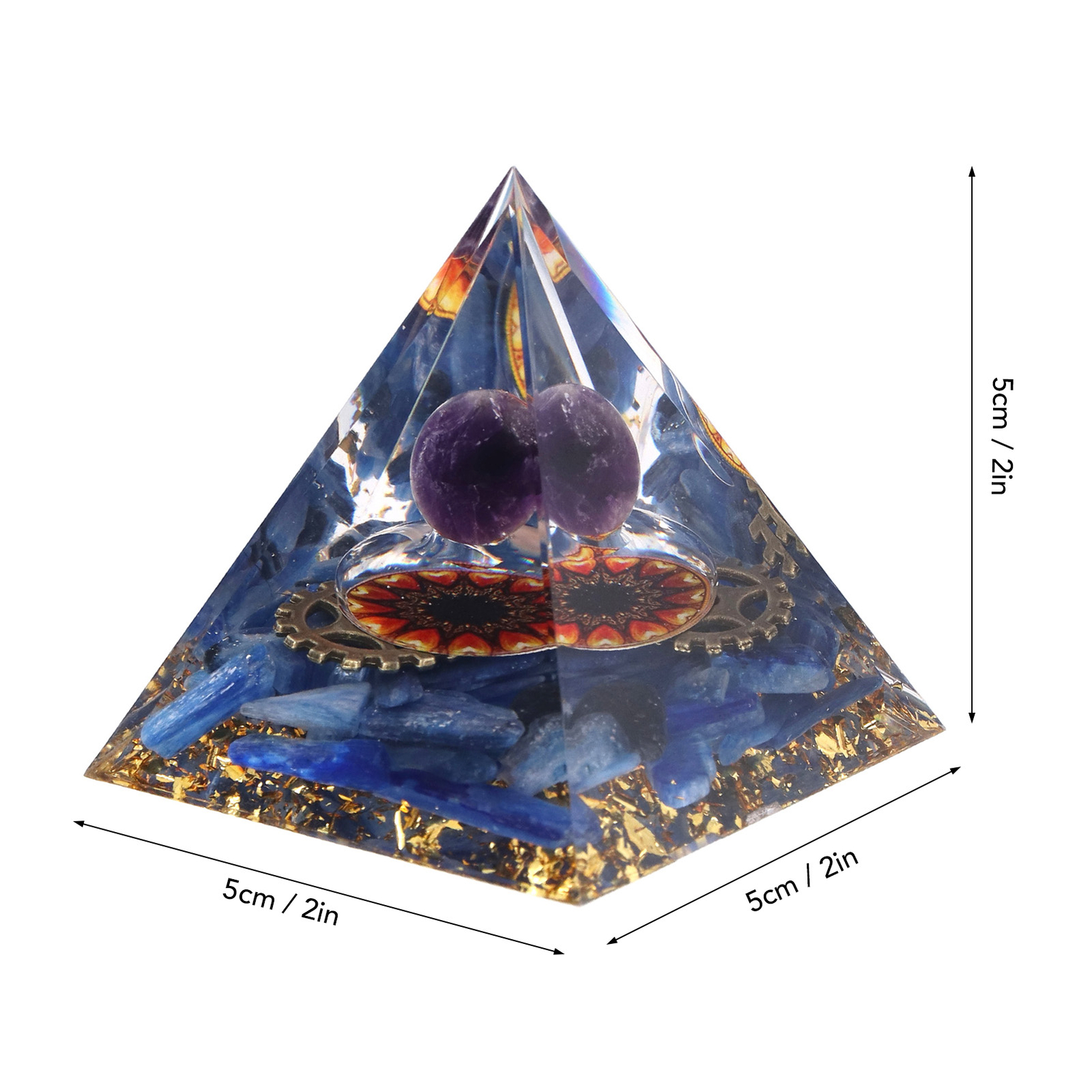 Positive Energy Pyramid Crystal Energy Pyramid Generator Hand Crafted ...