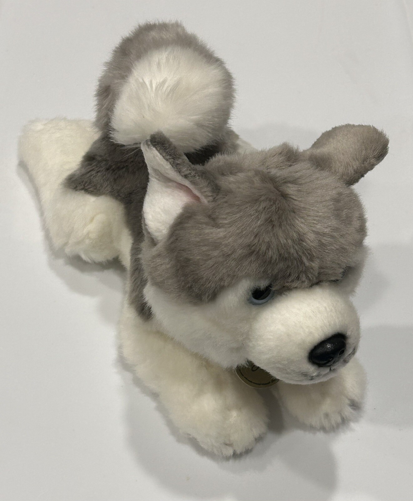 Aurora Miyoni 10" Husky Dog Wolf Plush Laying Lying Stuffed Animal ...