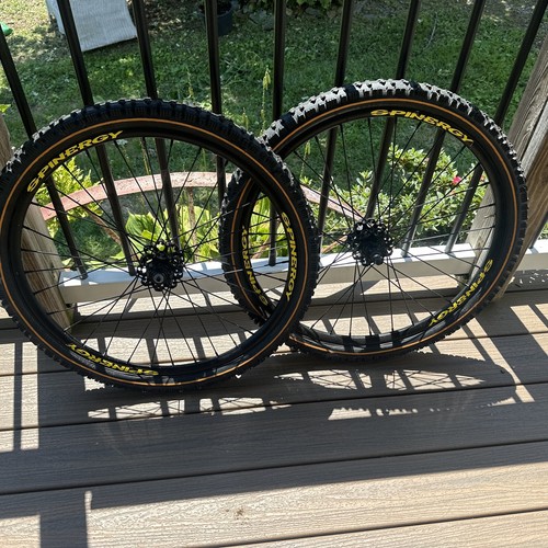 Spinergy Xyclone Wheelset 26” MTB 6-bolt Disc QR Mountain Bike Carbon ...