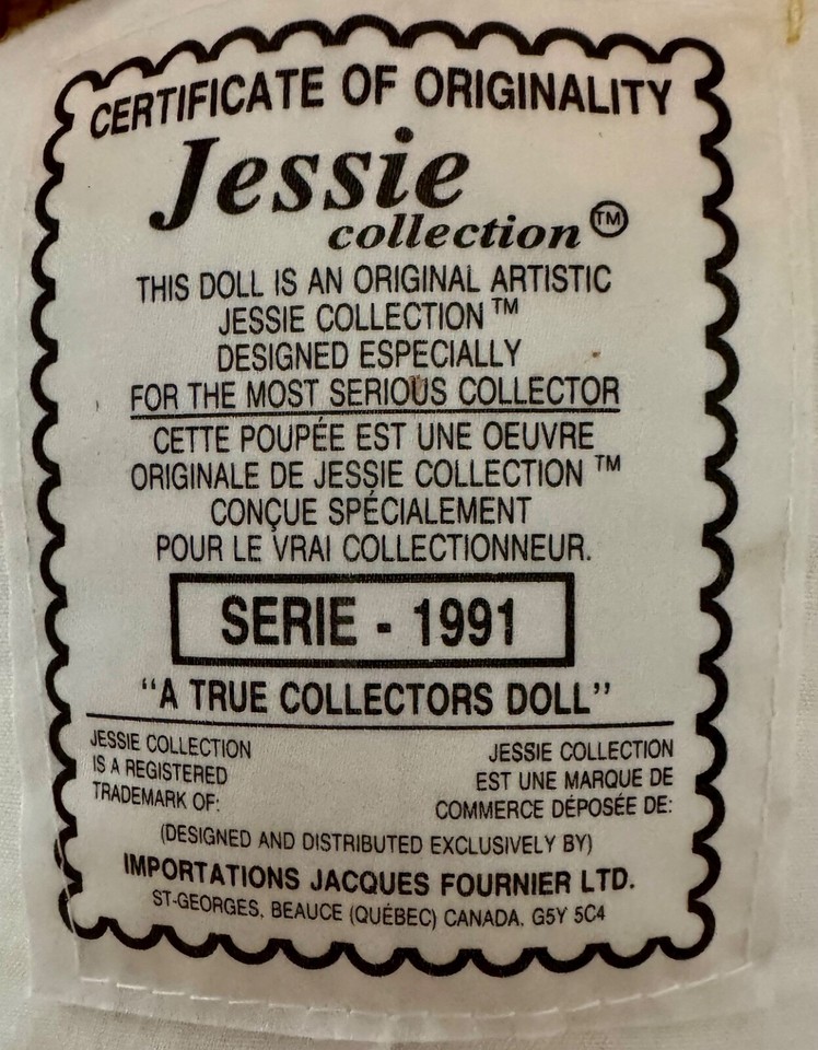 Vtg 1991 24” Jessie Collection Boy doll - Dressed In his Sunday best | eBay