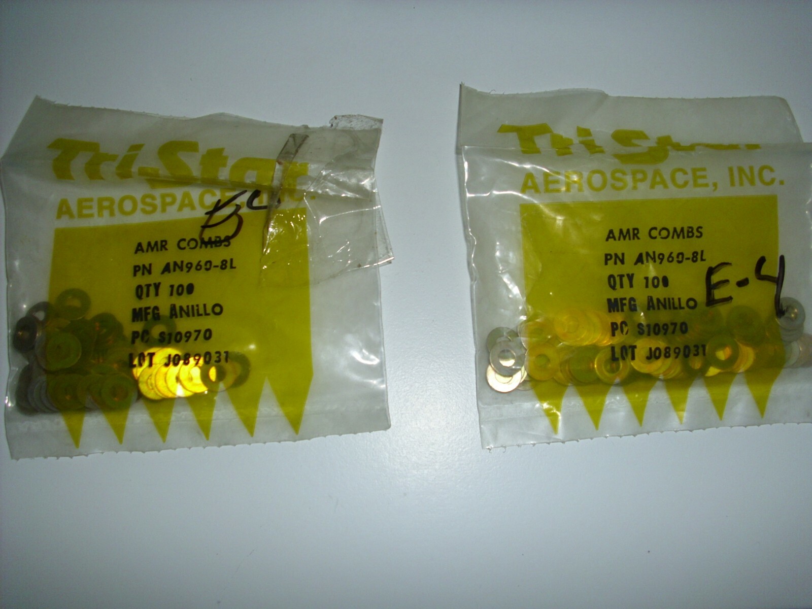 Aircraft Hardware Anillo Washers AN960-8L (Quantity 130) | eBay