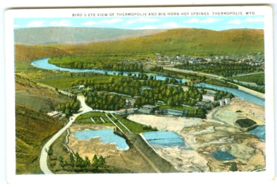 Thermopolis WY A Bird's Eye View of Thermopolis & Big Horn Hot Springs ...