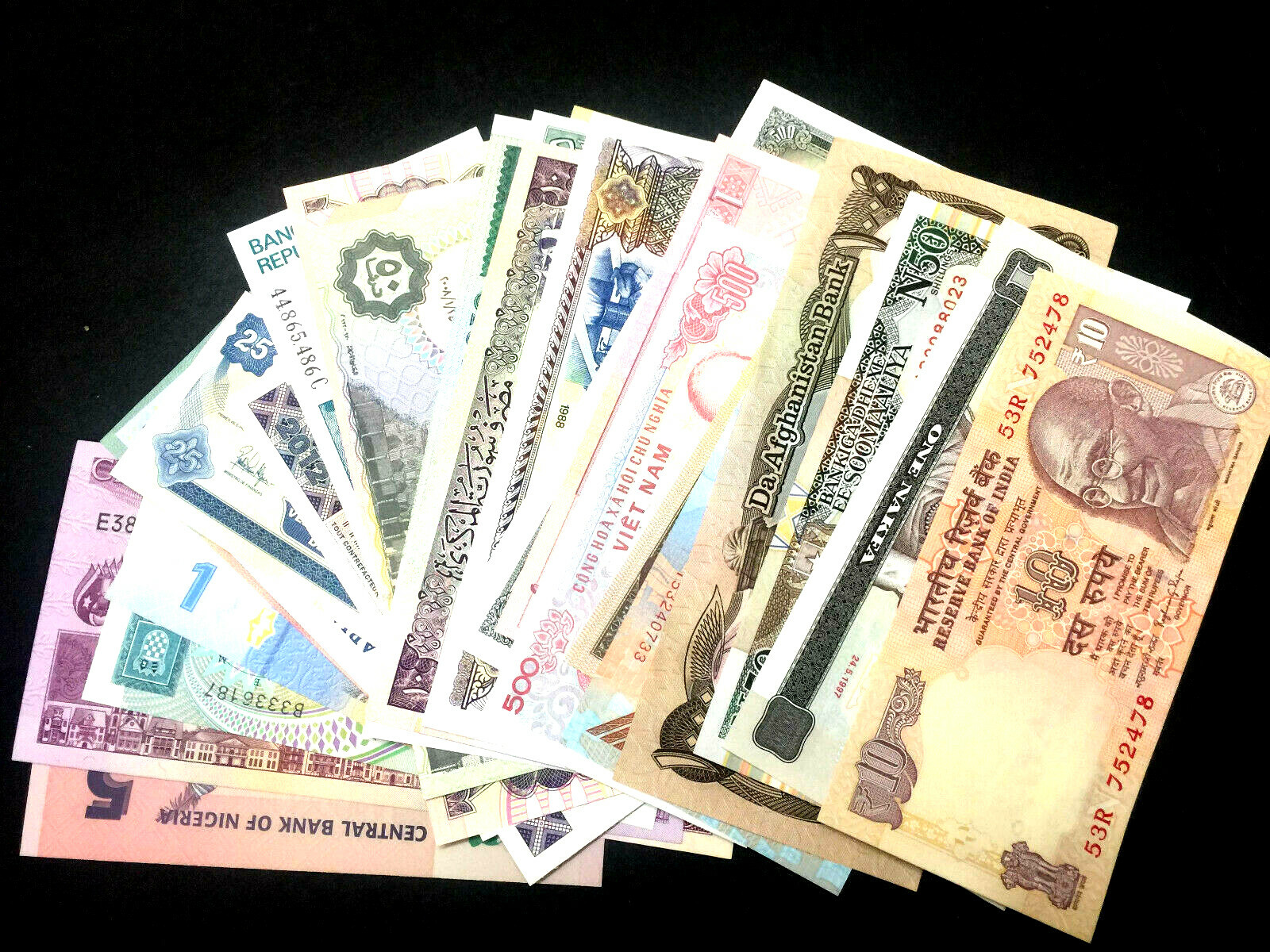 Uncirculated Lot of 10 Different Foreign PAPER MONEY BANKNOTES WORLD ...