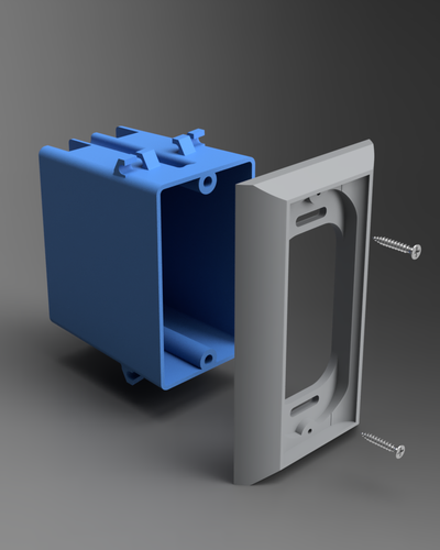 Ring PRO 2 Video Doorbell 0.5" Wall Plate Spacer. Mounting Bracket | eBay