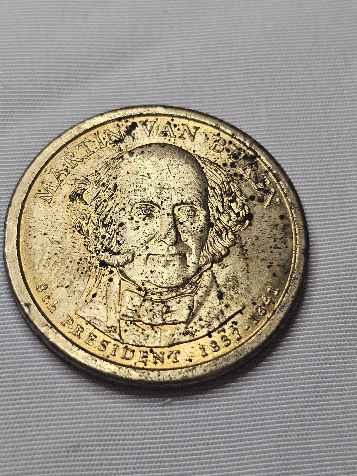 US One Dollar Coin Presidential Series - Martin Van Buren P 1837-1841 ...
