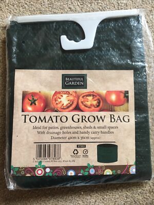 Tomato Grow Bag 42cm X 36cm Brand New In Packaging By Beautiful Garden ...