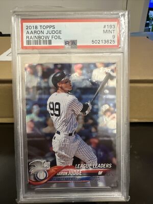 2018 Topps AARON JUDGE Card #193 NY Yankees- ⭐️PSA 9⭐️ | eBay