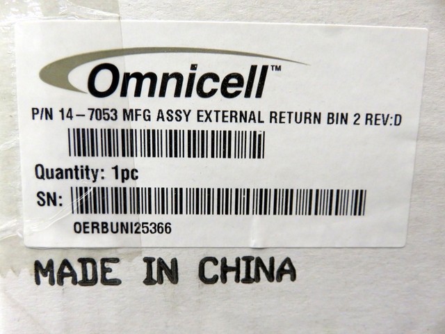 Omnicell 14-7053 Automated Dispensing Cabinet Drawer Return Bin Keys ...