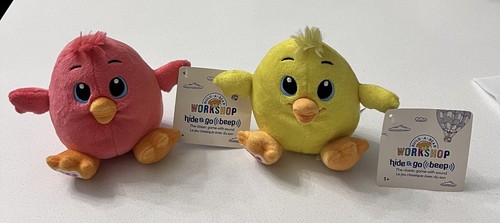 Build-A-Bear BAB Buddies Yellow Smallfry & Hide And Go Beep Plush ...