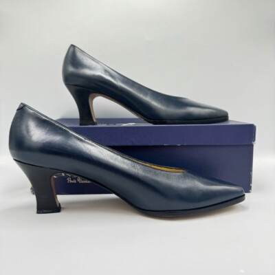 Vtg Rangoni Firenze Women's Pump Heels 8.5 AAAA Navy Italy NOS | eBay