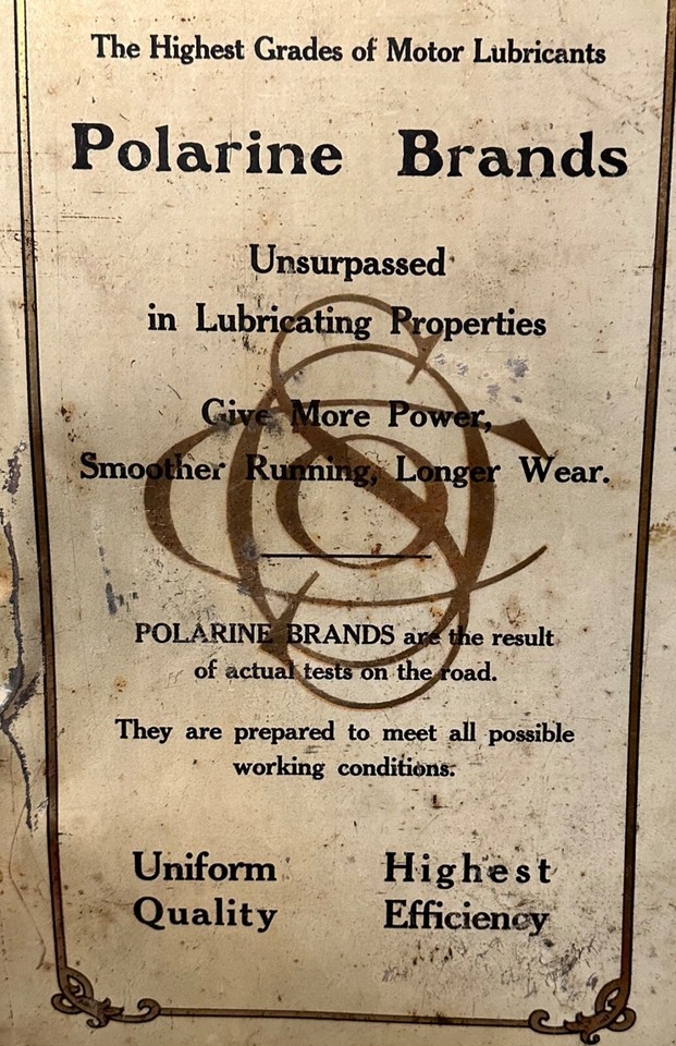 Polarine Square 5 Gallon Oil Can, Standard Oil Company Incorporated ...