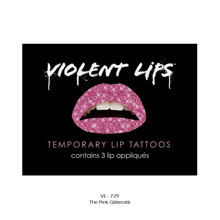 1 VIOLENT LIPS Temporary Lip Tattoo Sticker "Pick Your 1 Type" - Total ...