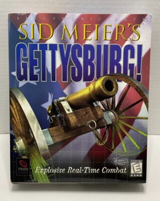 Sid Meier's Gettysburg! Big Box PC CD-ROM Game Complete Civil War 1997 ...