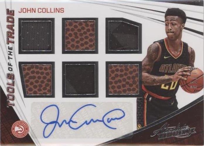 2017-18 Panini Absolute - Tools of the Trade Signatures Six Swatch John ...