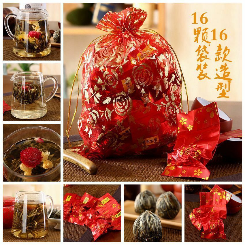 16 Types Handmade Blooming Flower Tea Blooming Tea Balls Blooms China ...