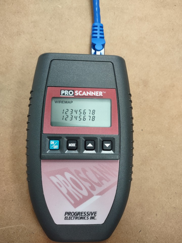 Fluke networks Microscanner Pro / Microtest Cable Tester WITH WIRE MAP ...