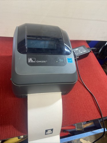 Zebra GX420T USB Thermal Label Printer GX42-102510-000 Tested 30 day ...