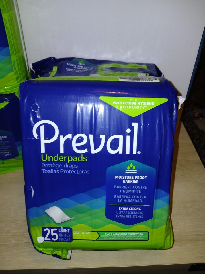 Prevail Disposable Underpads Fluff Protection 23×36” 100 Count 4 Pack ...