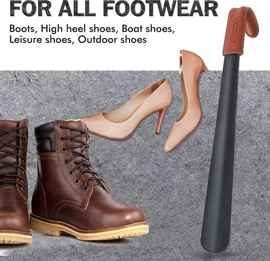 Extra Long Shoe Horn Long Handle Metal Long Shoehorn for Boots Men ...