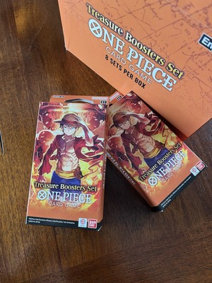 One Piece TCG Treasure Boosters Set 4-Pack Box! Randomly Inserted From ...