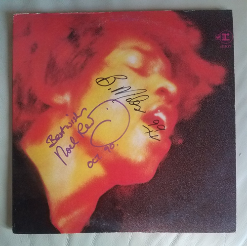 Jimi Hendrix Electric Ladyland 2 LP SIGNED Noel Redding Buddy Miles ...
