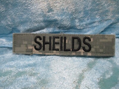 Name Tag Military Patch SHIELDS | eBay