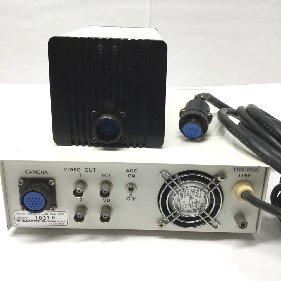 Hamamastu C2400 Contrast Microscopy Camera Control Unit w/ Infrared ...