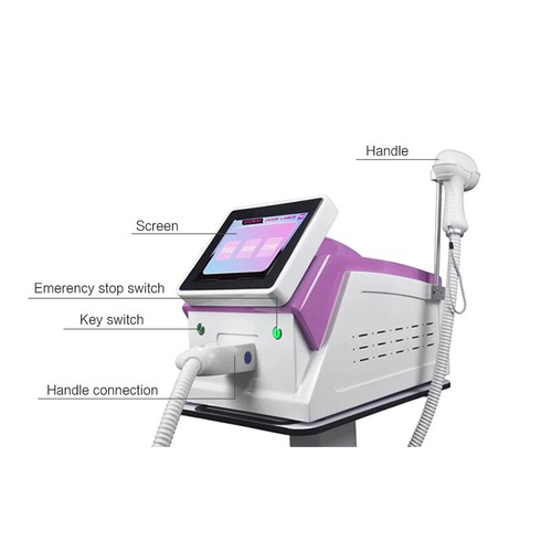 Painiless Diode Laser 1064nm 755nm 808nm Hair Removal Machine Skin ...
