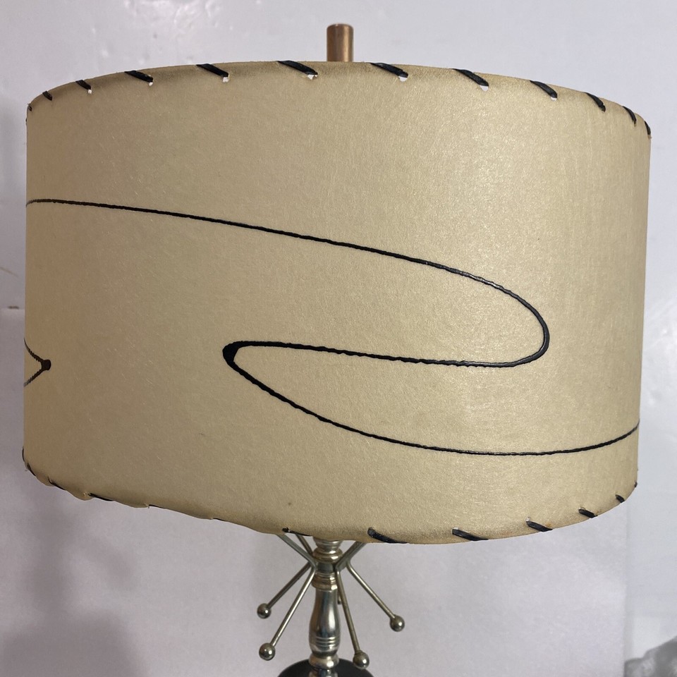 VINTAGE MCM MID CENTURY MODERN ATOMIC "SPUTNIK" TABLE LAMP | eBay