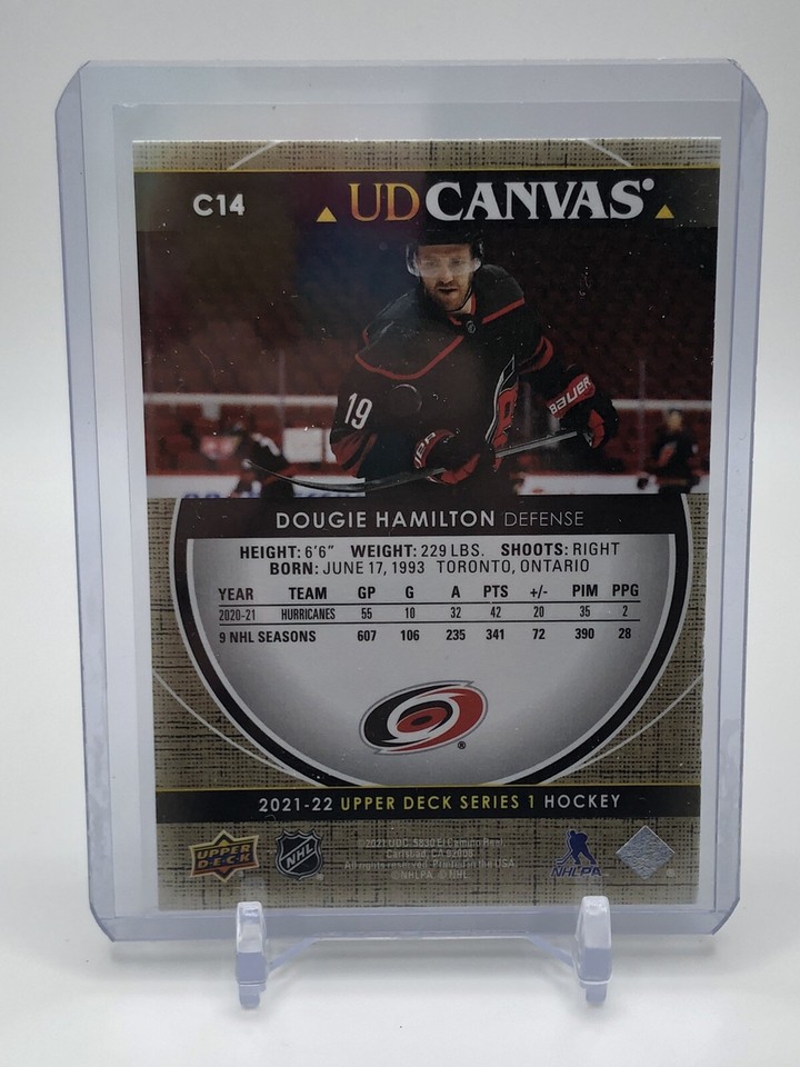 2021-22 Upper Deck Series 1 UD Canvas Dougie Hamilton No. C14 | eBay