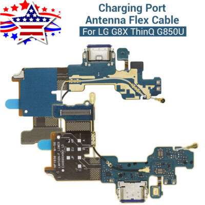 Repair Parts USB Charging Port Board Antenna Flex Cable For LG G8X ...